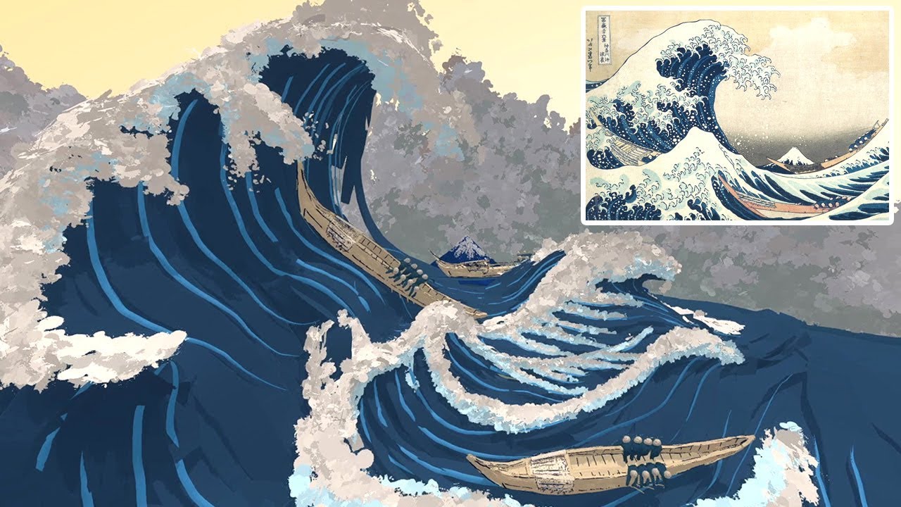 WOW: Kunstenaar maakt 'The Great Wave' in Virtual Reality - SixoclockTV